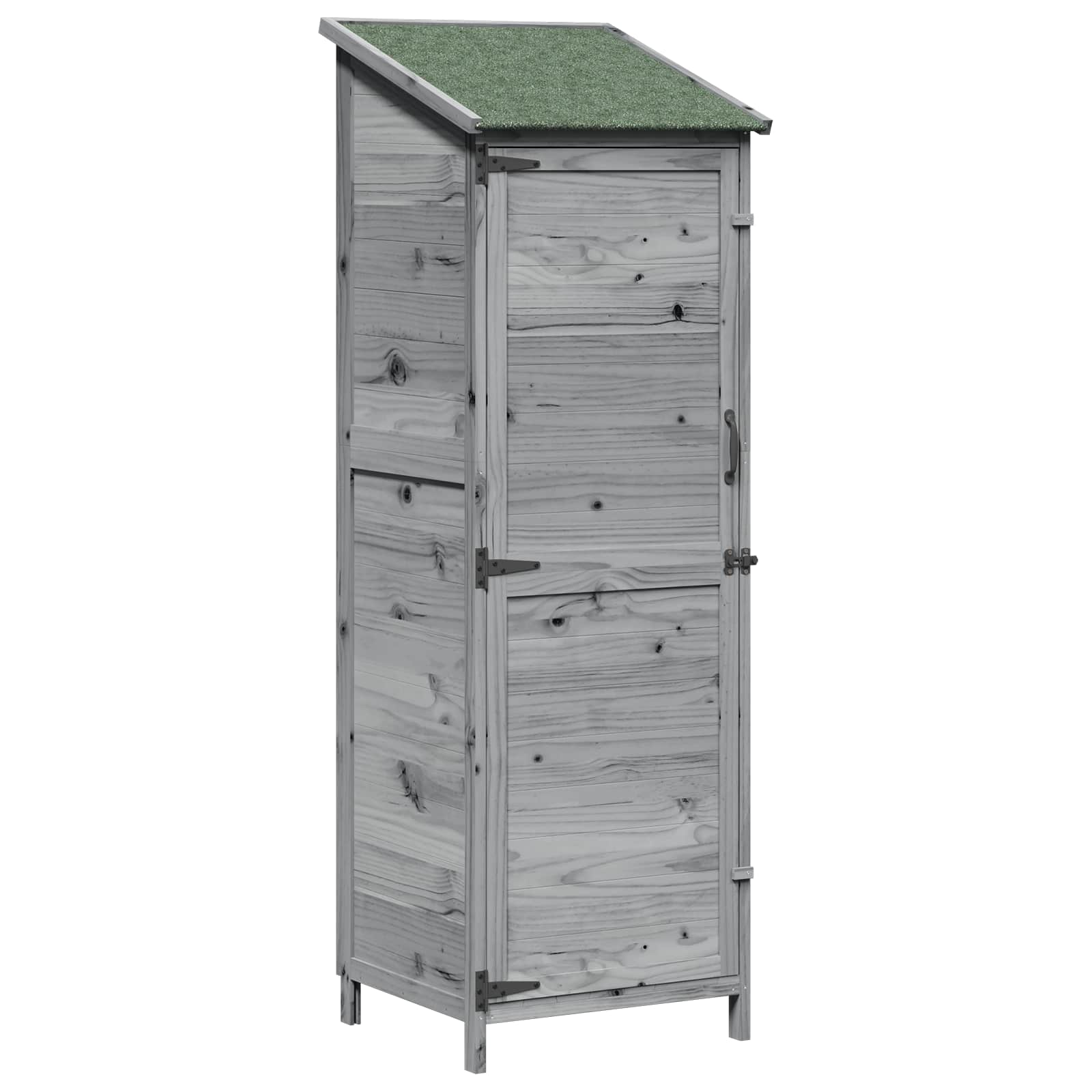 Abri de jardin - Cabane de jardin - Abri de stockage Gris 59,5 x 56 x ...