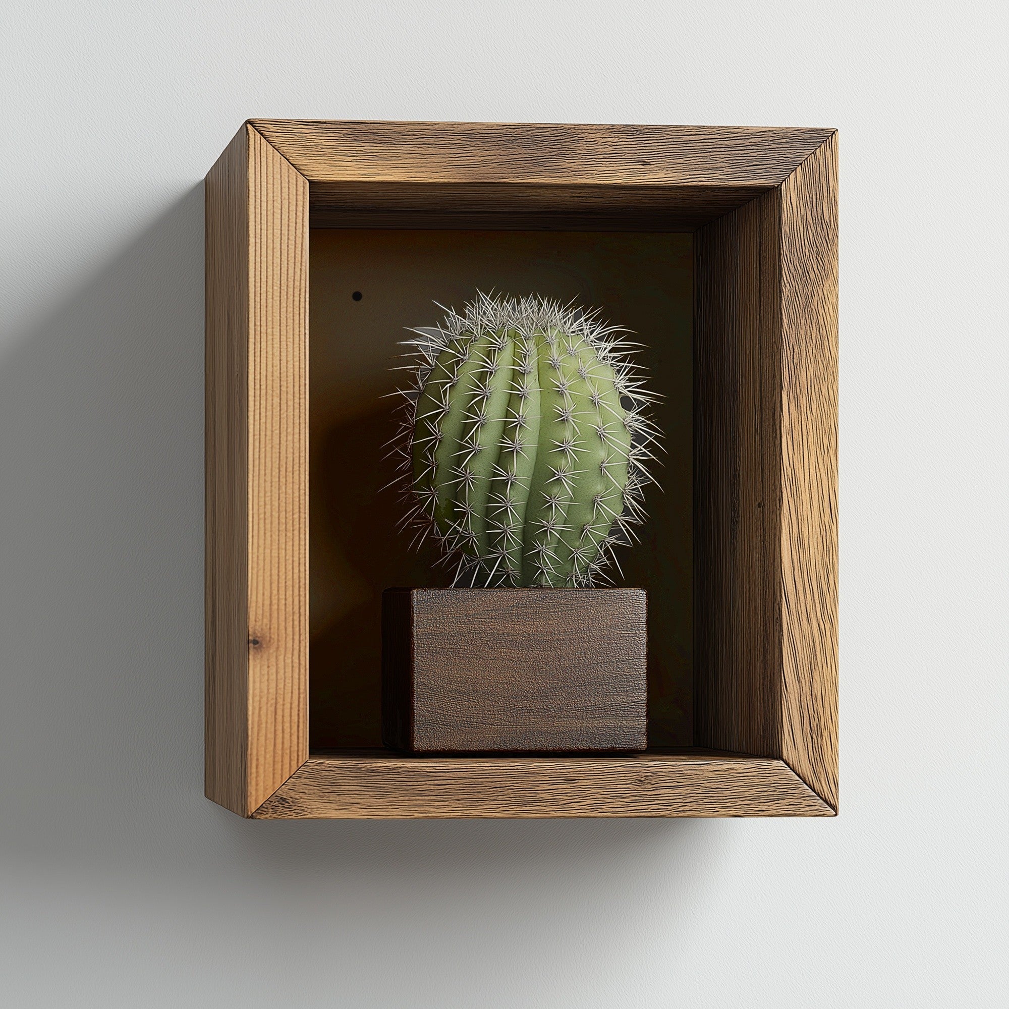 Estante decorativo de madera – 14 cm x 15 cm x 7 cm – Negro | Leroy Merlin