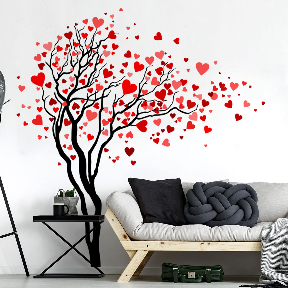 Stickers muraux | Sticker Mural Autocollant - ARBRE DE COEURS ...