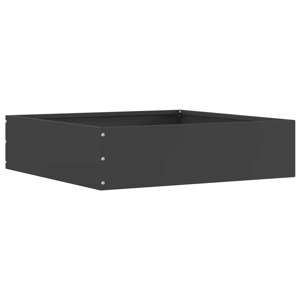 Borde de césped negro 50 x 50 x 13 cm Acero | Leroy Merlin