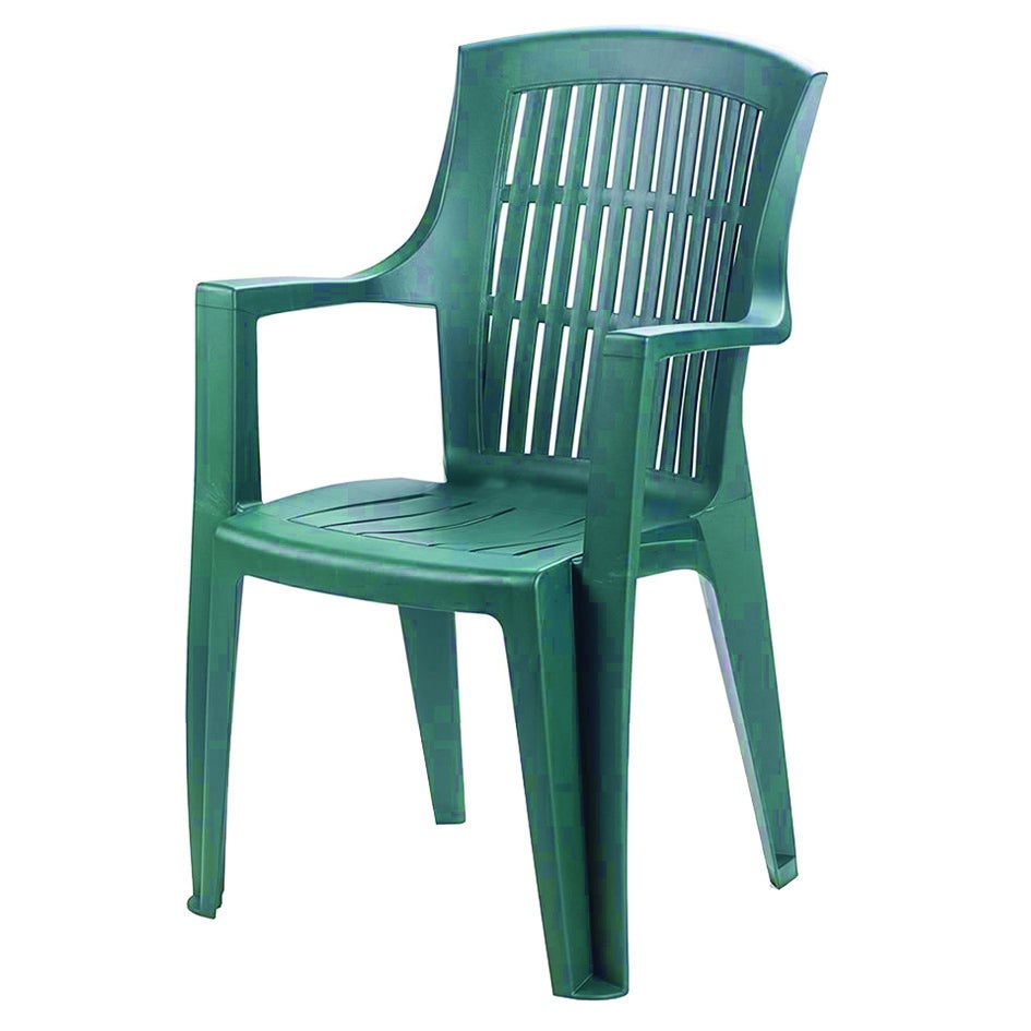 CHAISE EN POLYPROPYLÈNE 'ARPA' Verte | Leroy Merlin