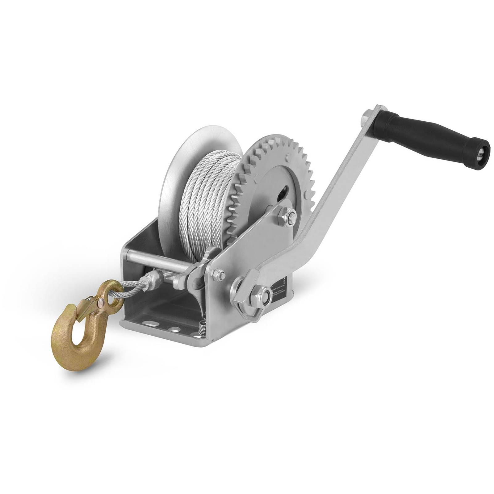 Argano Manuale 450 Kg 1000 Lb Verricello Acciaio Zincato Con Fune Di 10 ...