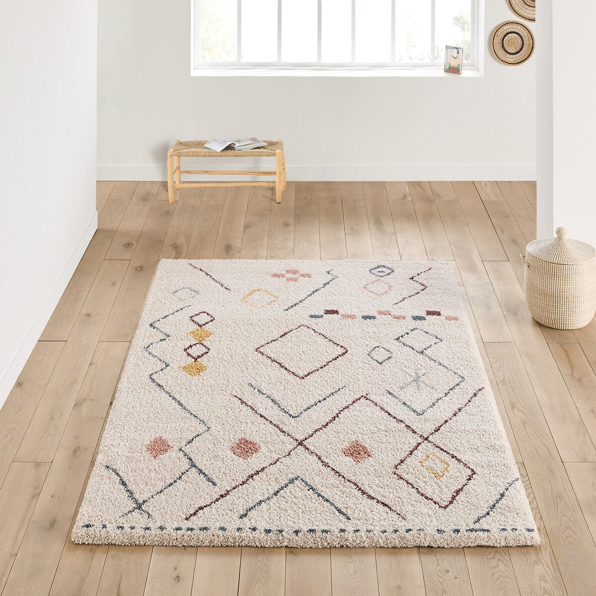 Tapis style berbère, Kiana - Multicolore - 135 x 190 cm | Leroy Merlin