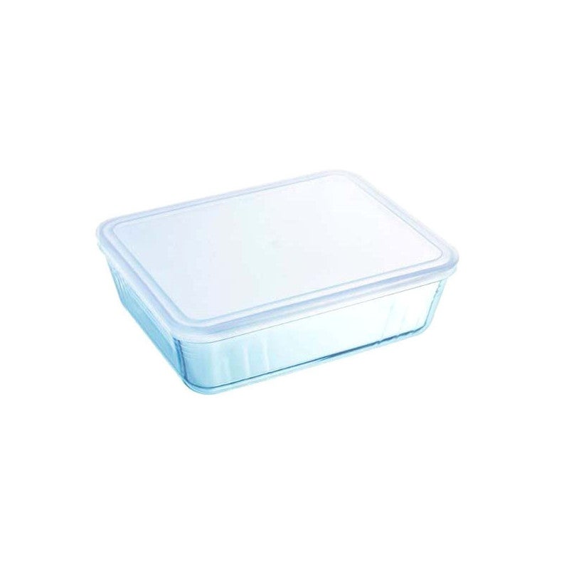 Contenedor rectangular multiusos con tapa de 22 x 17 cm Pyrex | Leroy Merlin