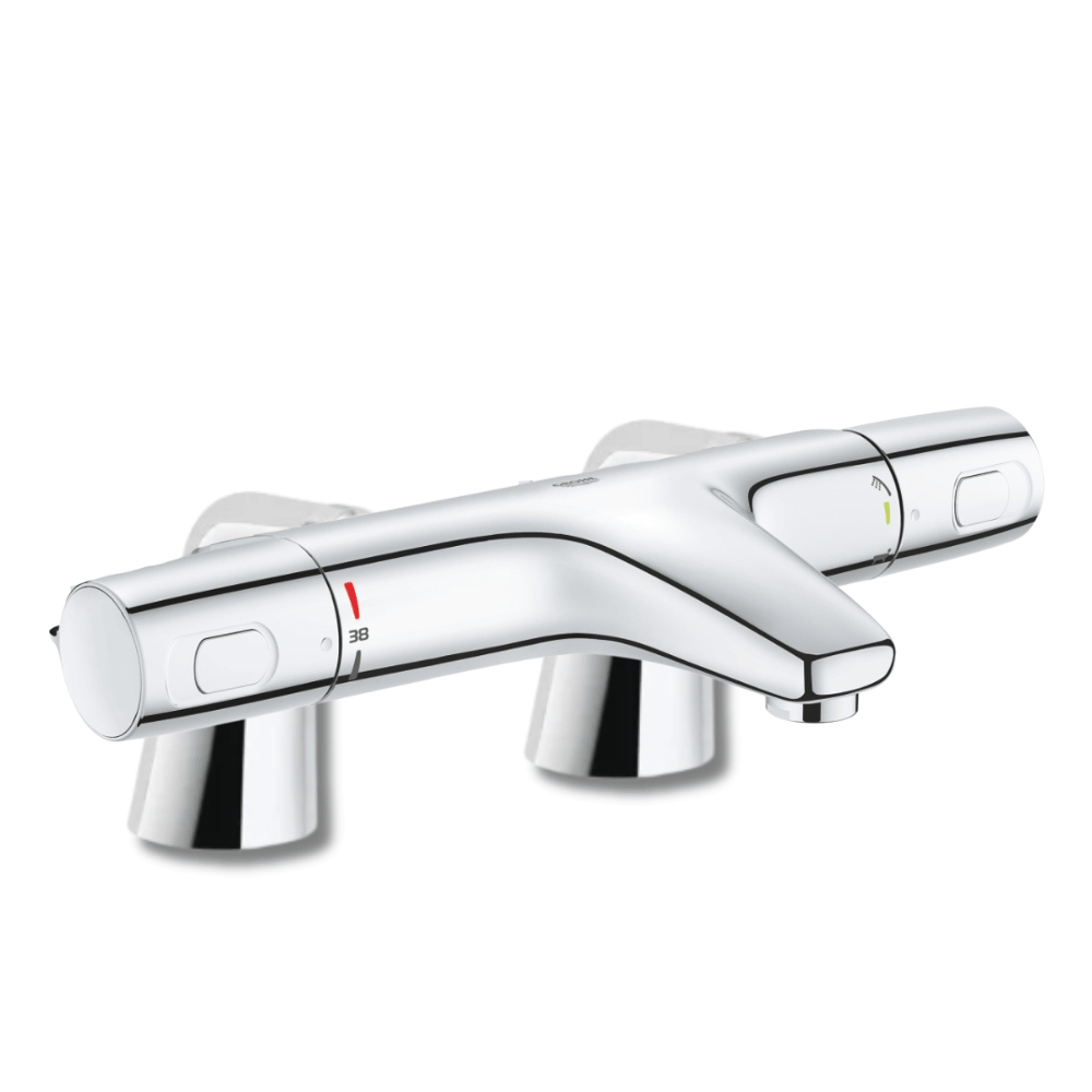 Mitigeur baignoire thermostatique GROHE Precision Trend + Colonnettes ...