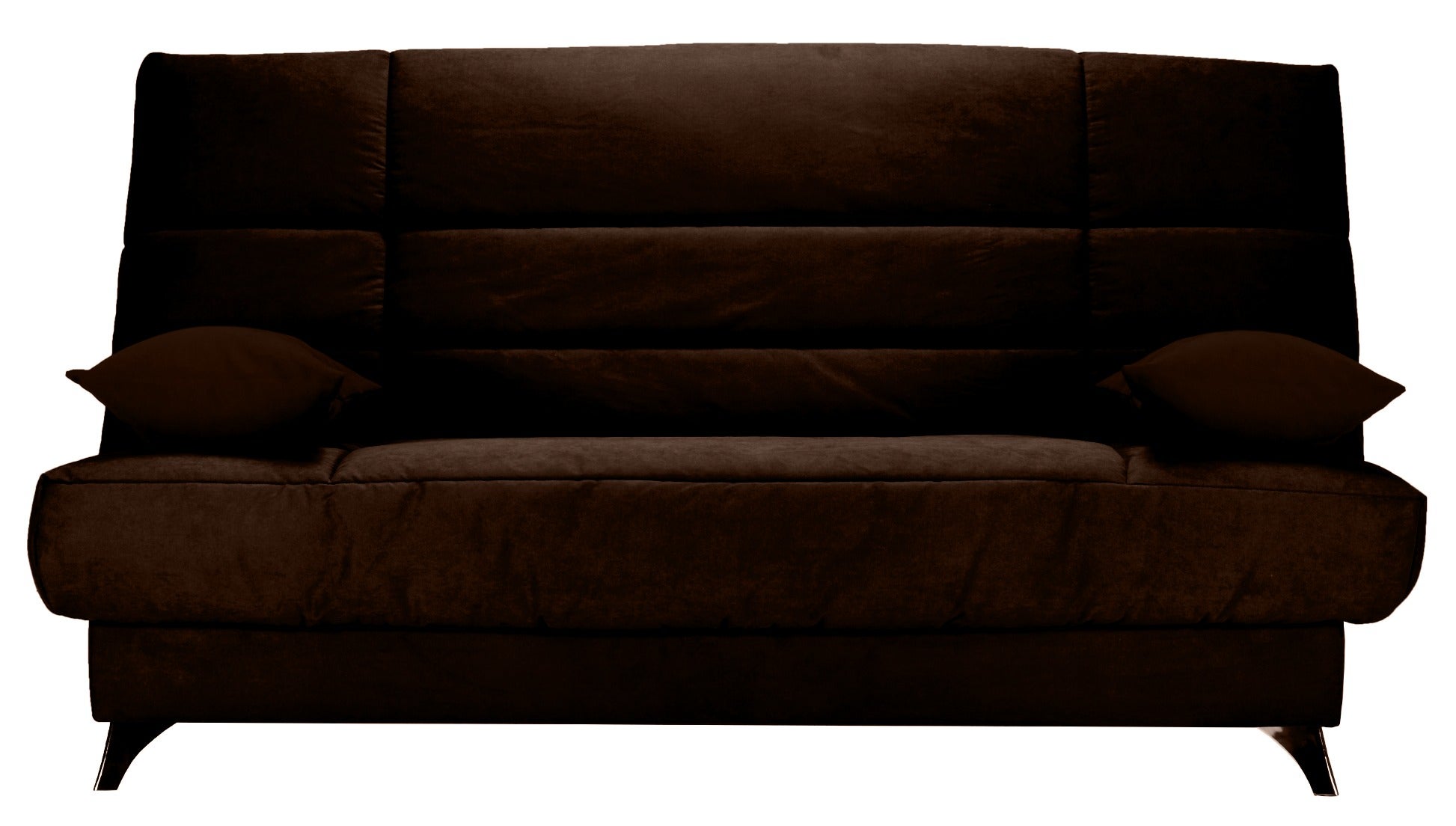 Banquette Clic-clac tissu 130x190 matelas Bultex 14cm avec rangement ...