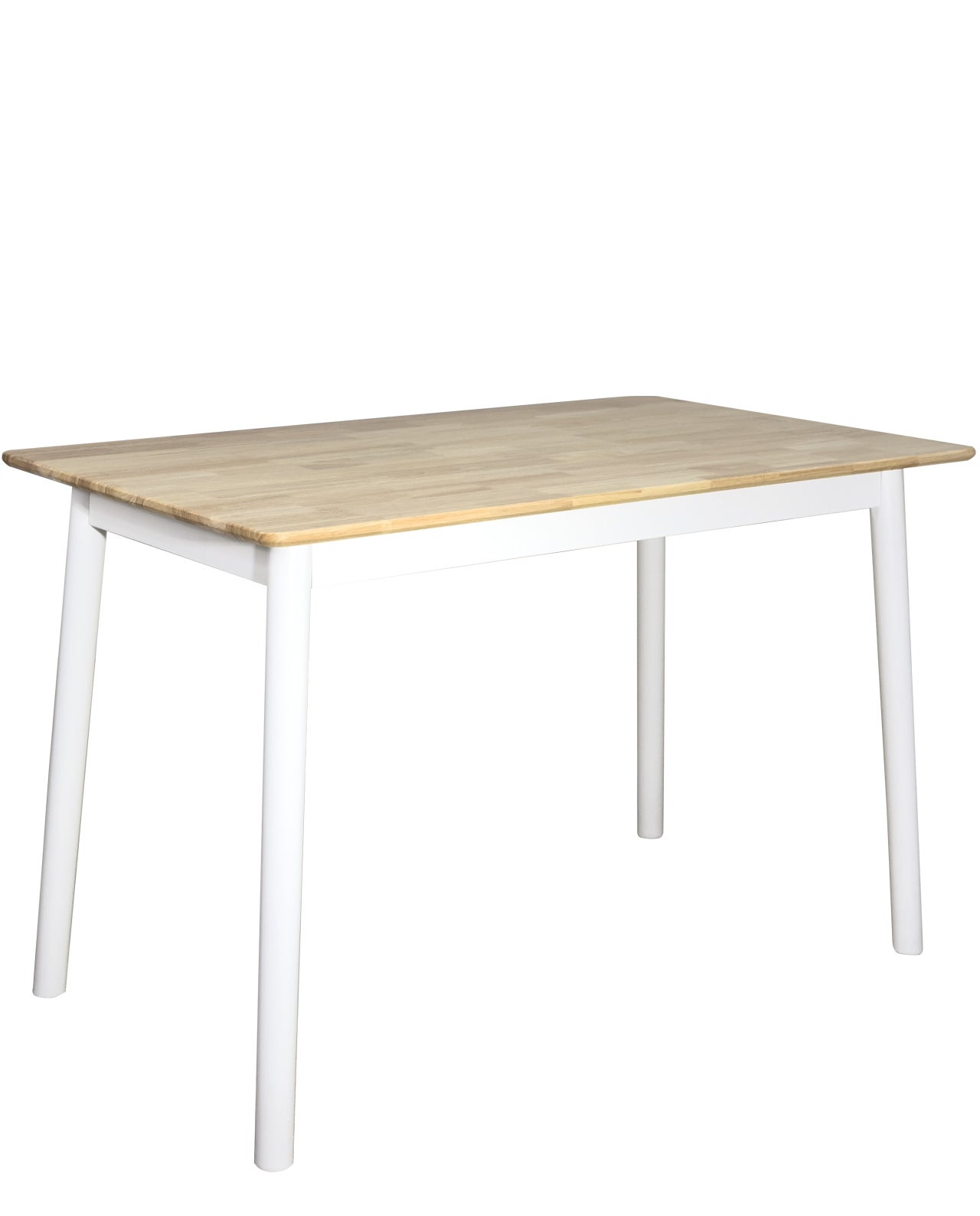 Table cuisine rectangulaire Bois massif 120x75cm maxi 4 personnes NITA ...