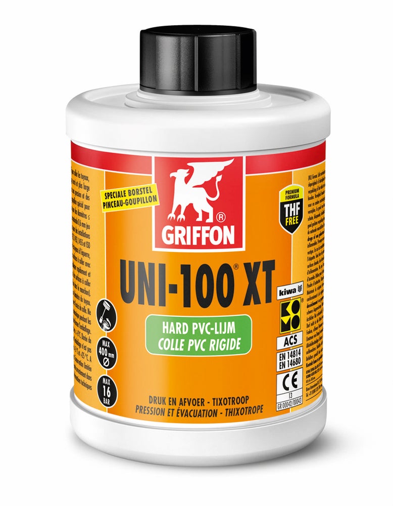 Colle PVC pression-évacuation Uni-100 XT Tube - 0.125L | Leroy Merlin