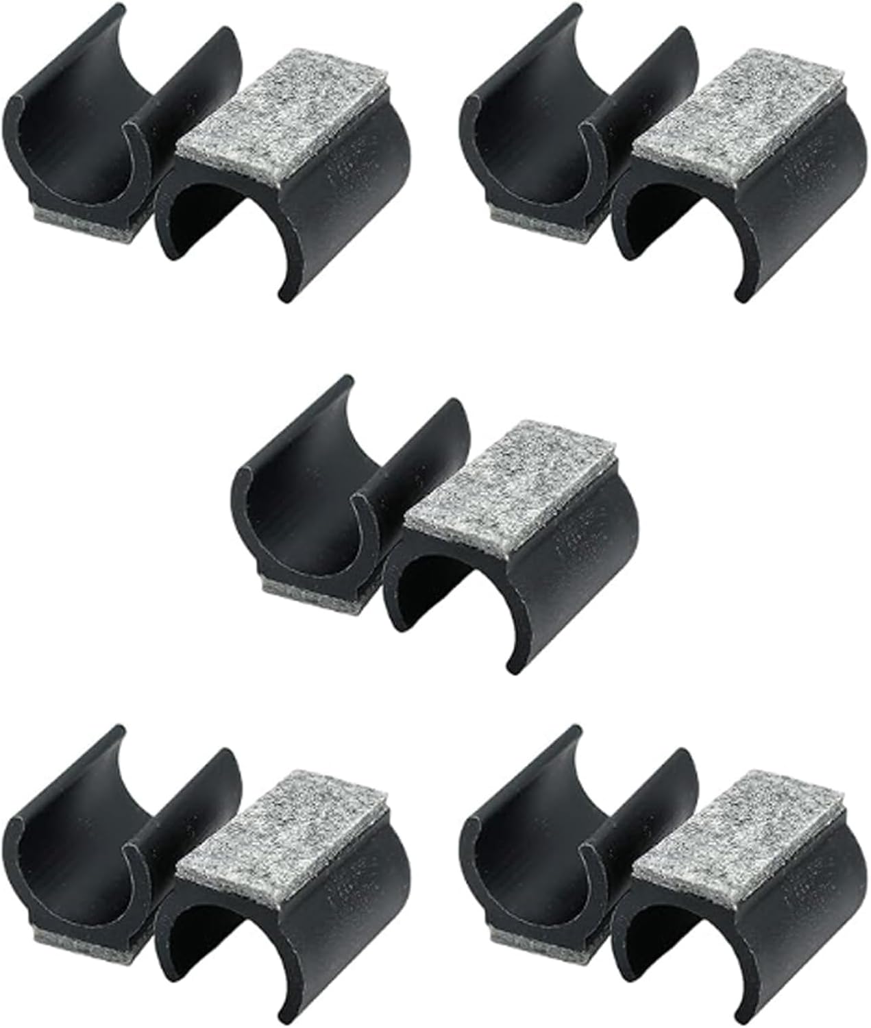 Lot de 10 patins pratiques pour chaises cantilever avec patins en ...