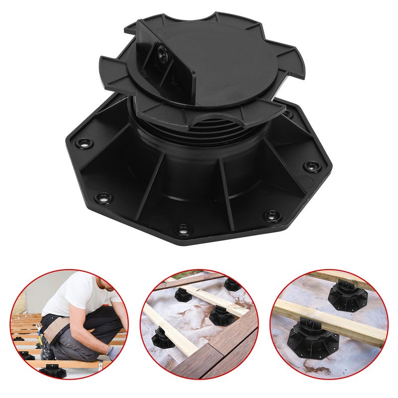 PLOT RÉGLABLE DE 60 À 140 MM POUR TERRASSE BOIS ET COMPOSITE Roulements pour lames de terrasse ...