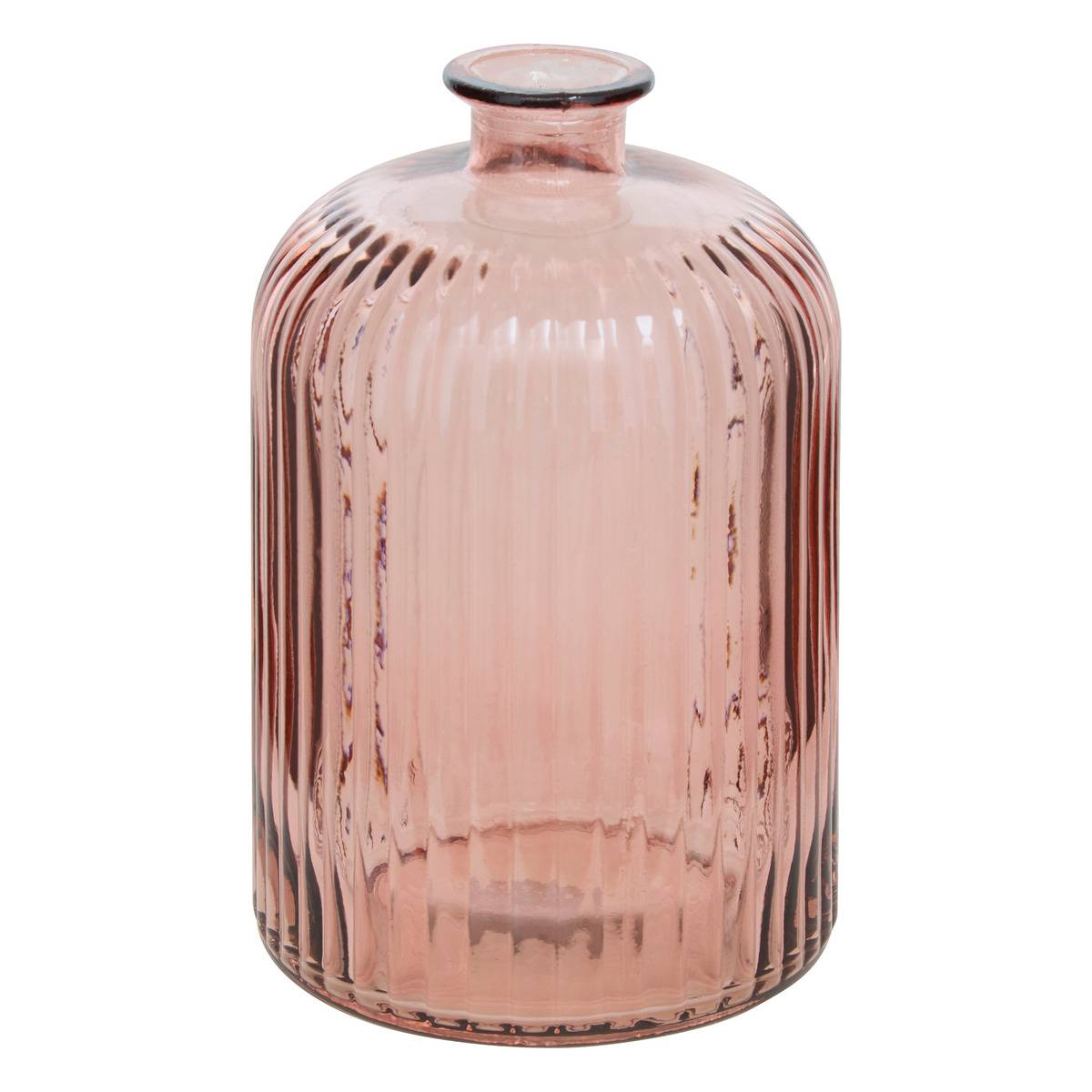 Florero Luz Rosa H23cm | Leroy Merlin