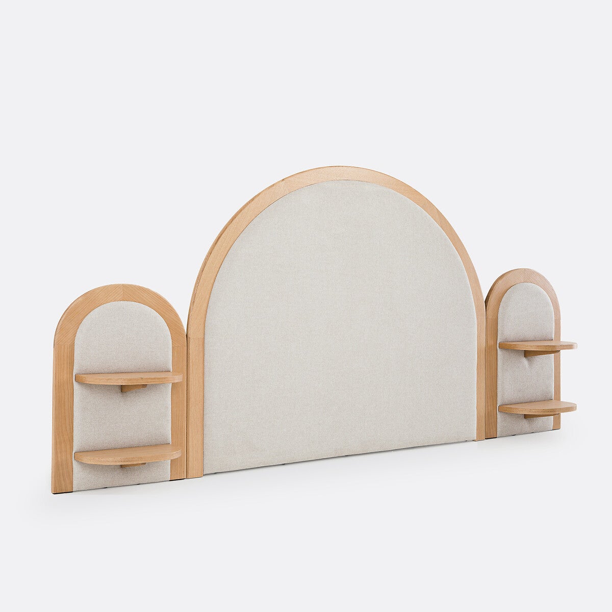 Tête de lit avec chevets intégrés, Archile - Beige - 160 cm | Leroy Merlin
