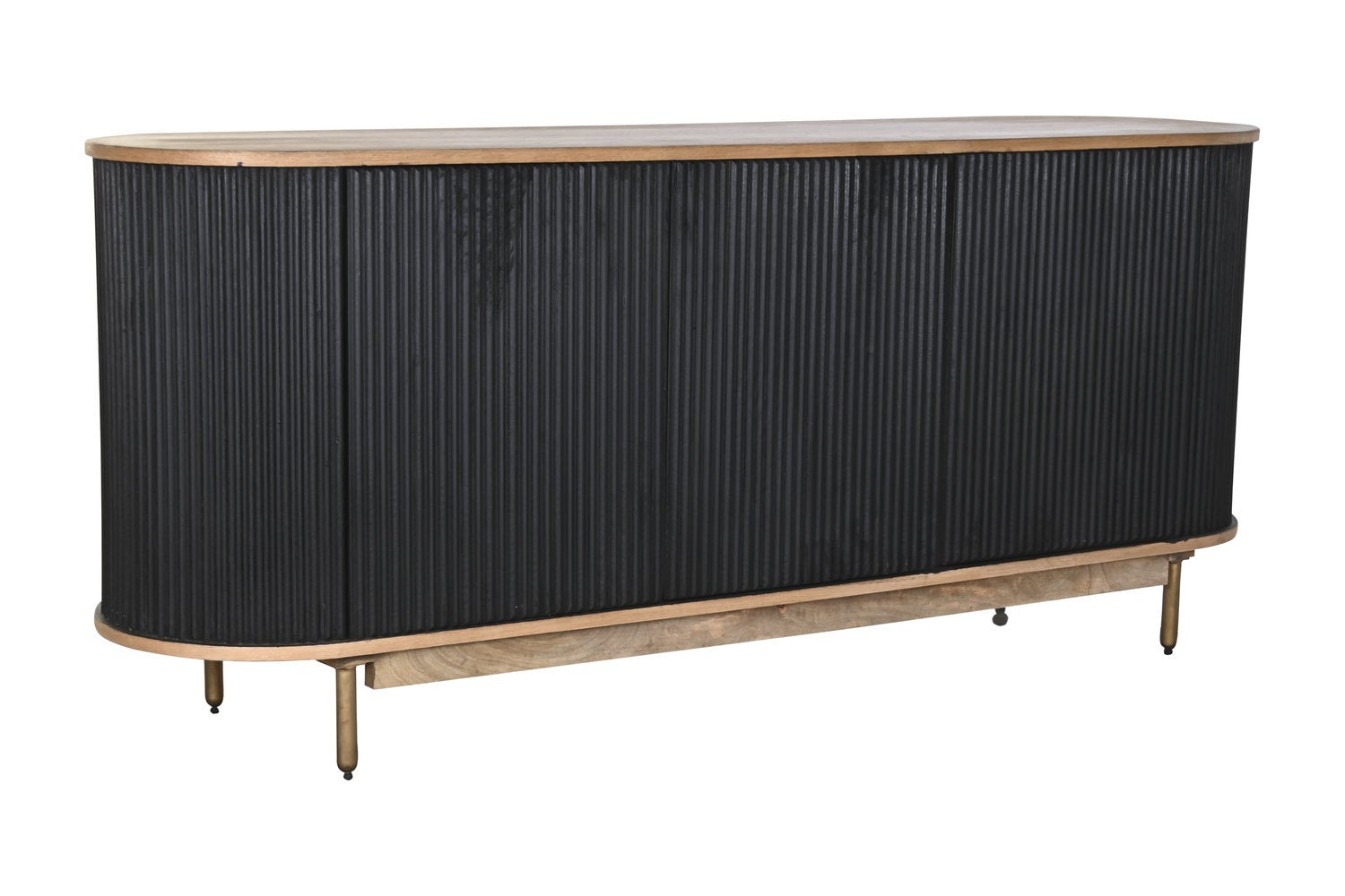 Buffet Mango Roble 177X45X75 Negro | Leroy Merlin