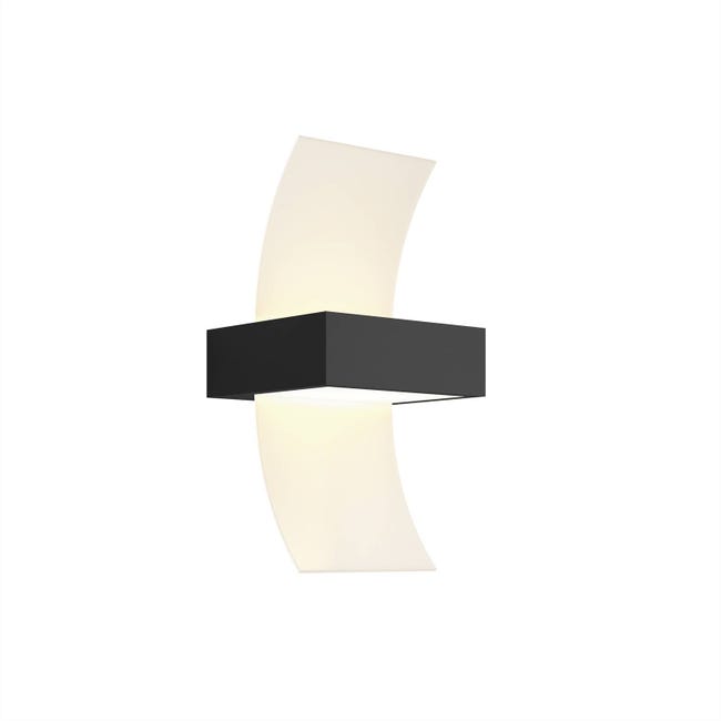Lucande Aplique Led Para Exteriores Skadi Arqueado Lámparas De Pared