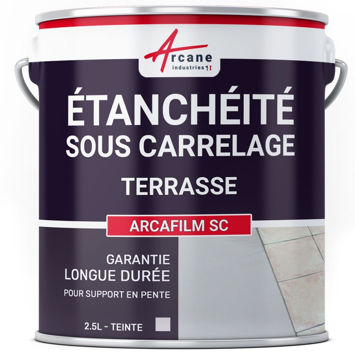 Résine d'étancheite sous carrelage extérieur pour support avec pente ...