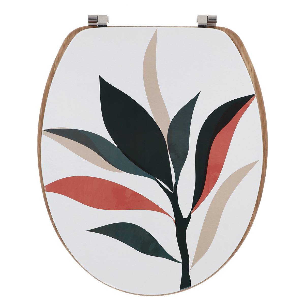 Abattant wc mdf 18 pouces couvercle design imprimee et assise facon ...