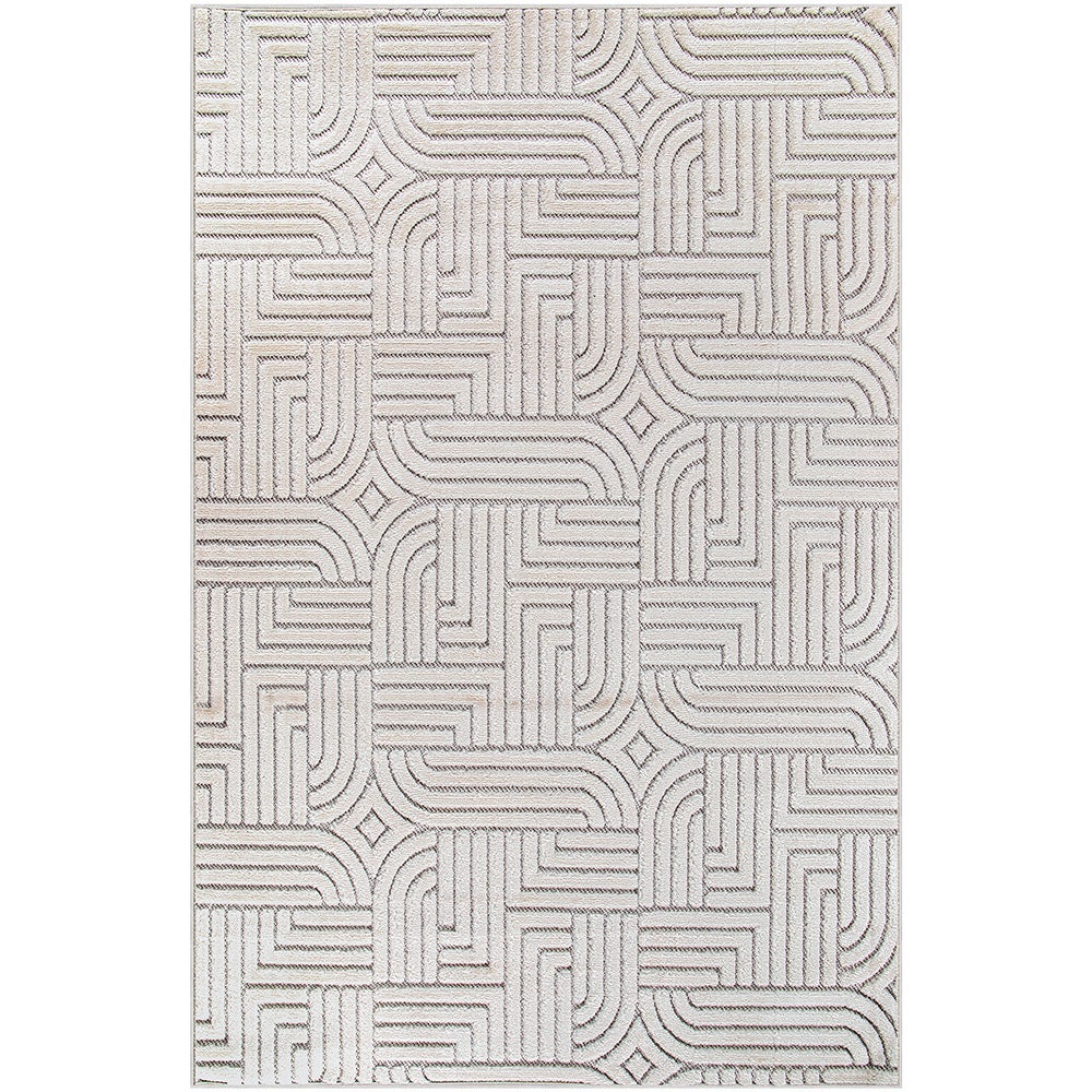 Grand Tapis Design Contemporain et Moderne - Beige (290x200 cm ...
