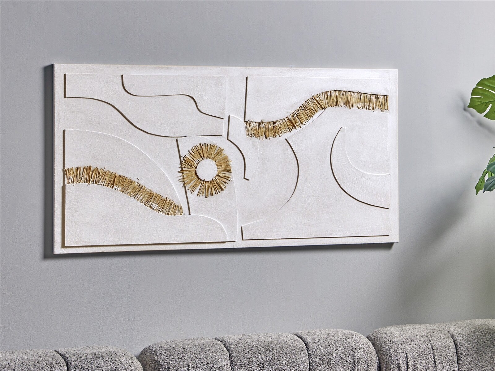 Toile beige et ocre 140x3x70cm | Leroy Merlin