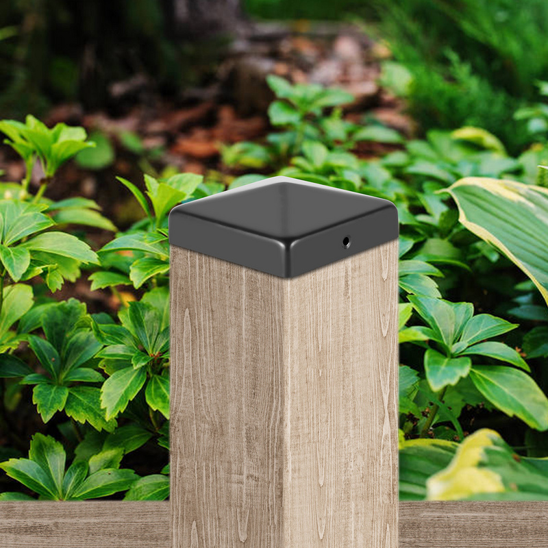 Tapa de poste Duradera Gorro piramidal para poste de madera 91x91mm ...