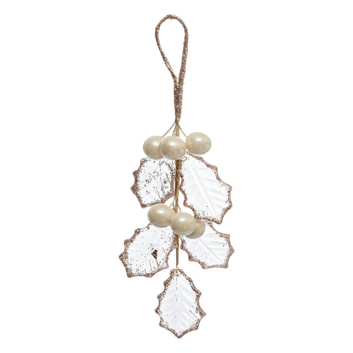 SDN PLAST BRANCH HX OR/RS 20CM - Feeric lights & christmas | Leroy Merlin