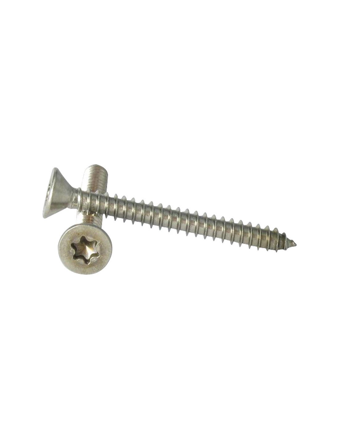 Vis tôle Tête fraisée TF TORX T25 4.8X60 Inox A4-30 pièces | Leroy Merlin