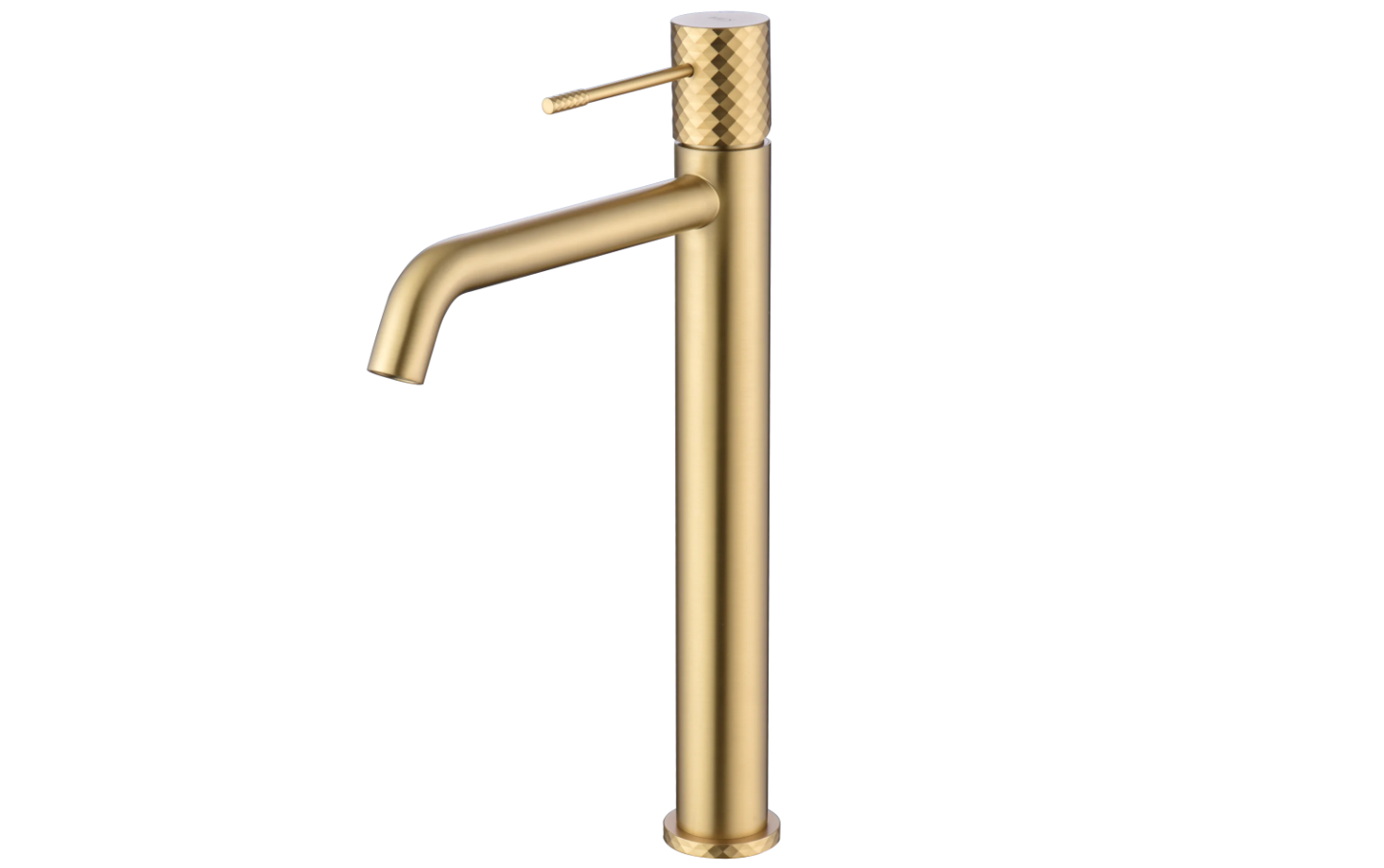 Robinet monocommande avec bec haut pour lavabo en laiton avec ...