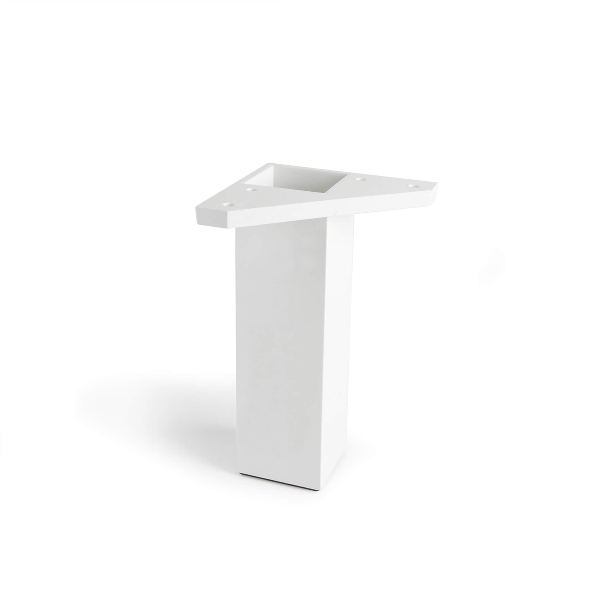 Pata de mueble | Estilo funcional | En ABS | Acabado blanco | Medidas ...