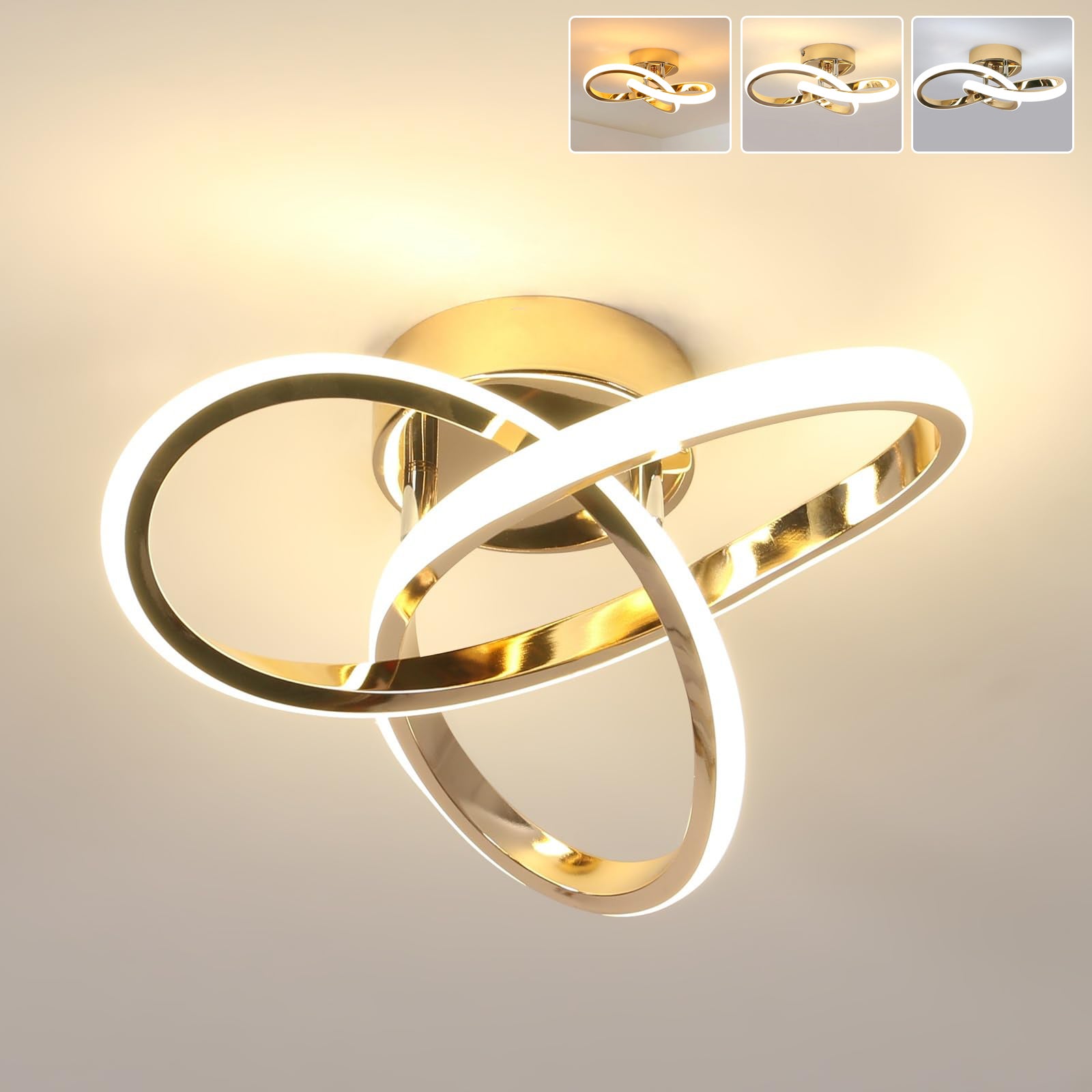 Plafonnier LED, Lustre LED basse consommation, Plafonnier moderne ...