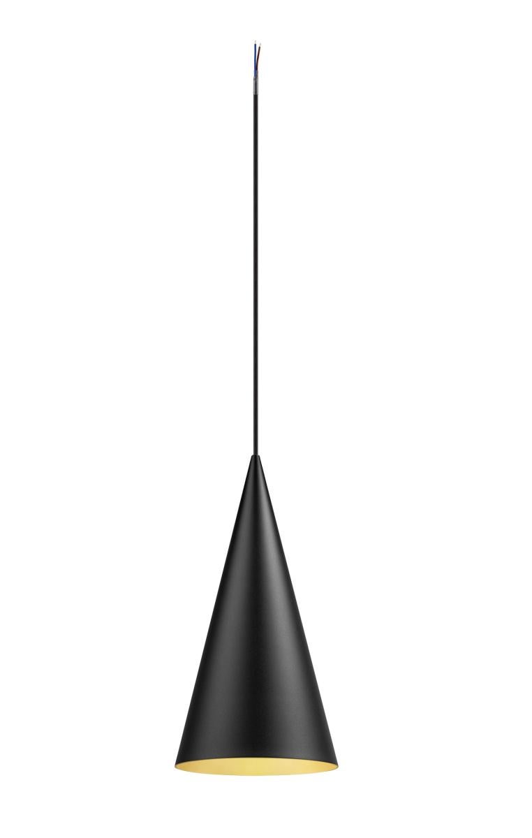 Suspension MAGICO 20 intérieur noir/or E27 10W max longueur câble 180cm ...