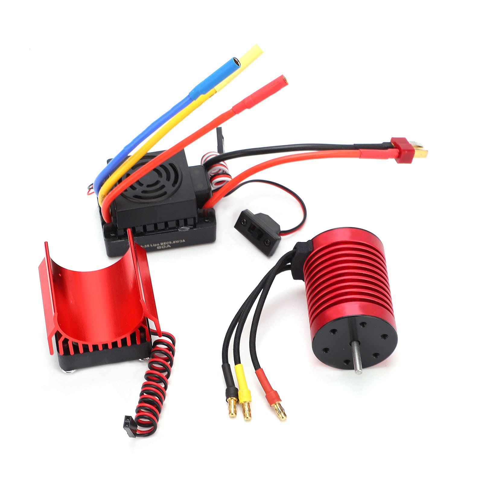 Motor impermeable F540 4370KV 60A ESC Combo con disipador de calor para ...