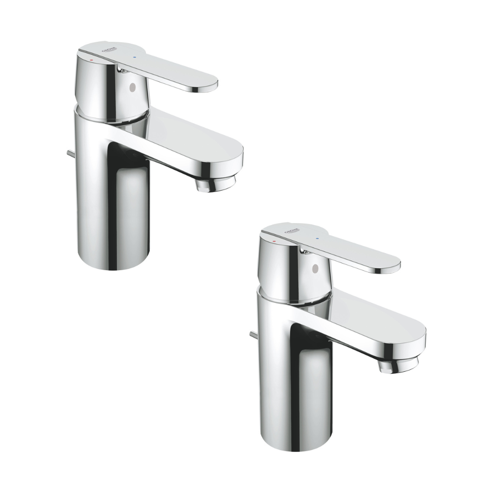 GROHE Get Chrome Mezclador de lavabo con tirador x2 | Leroy Merlin