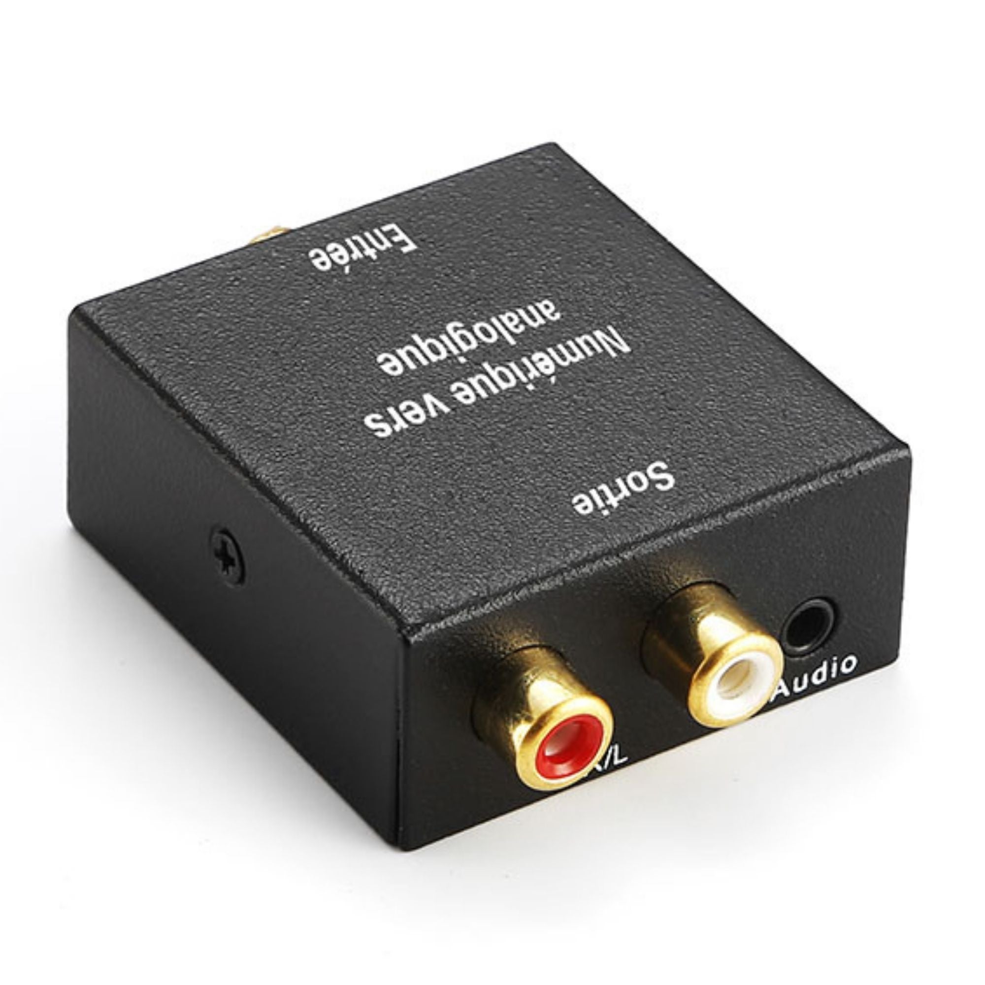 Kit de conversion audio numérique en analogique 2 RCA, 1 entrée jack ...