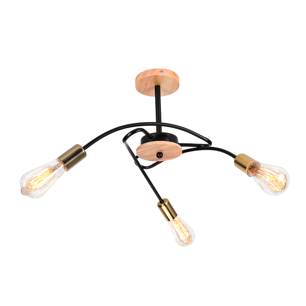 Luminaire Plafonnier D'Intérieur Vintage Lampe de Plafond Moderne ...