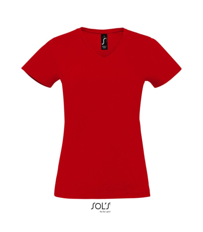 Sol's - Tee-shirt femme col "v" IMPERIAL V WOMEN - Rouge - 2XL | Leroy ...