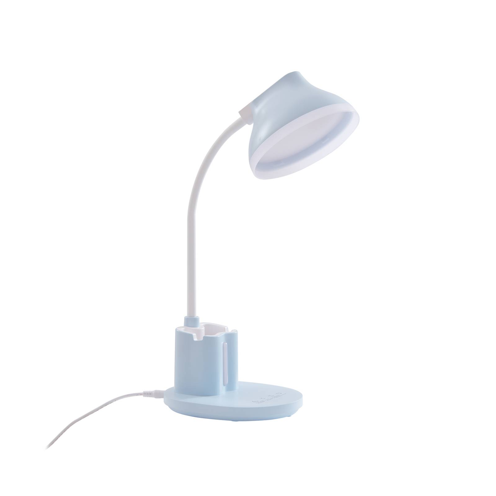 Lindby lampe de table LED Zephyra, bleu, CCT, intensité variable, Lampe ...