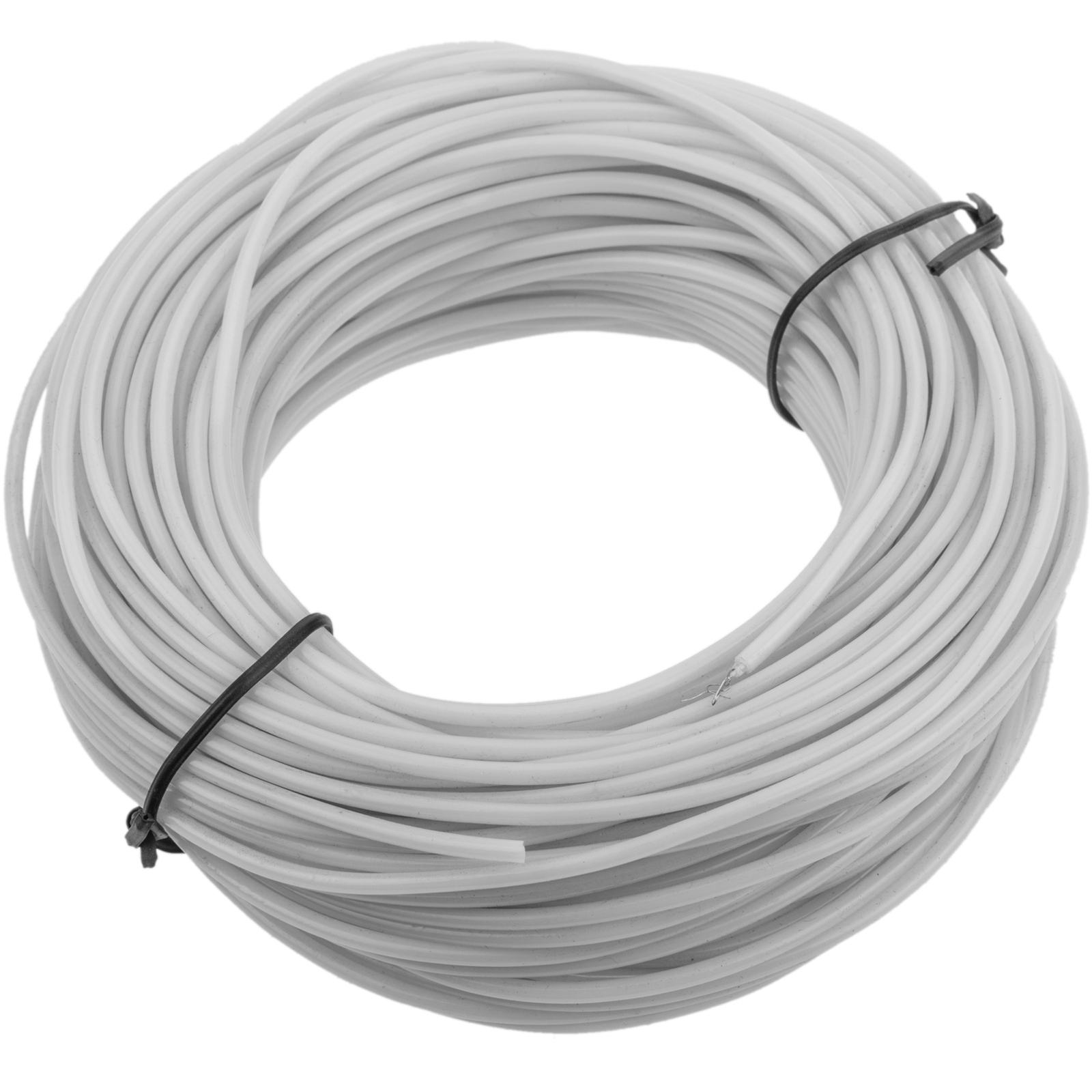 Câble transparent blanc 25m bobine électroluminescent de 2.3mm | Leroy ...