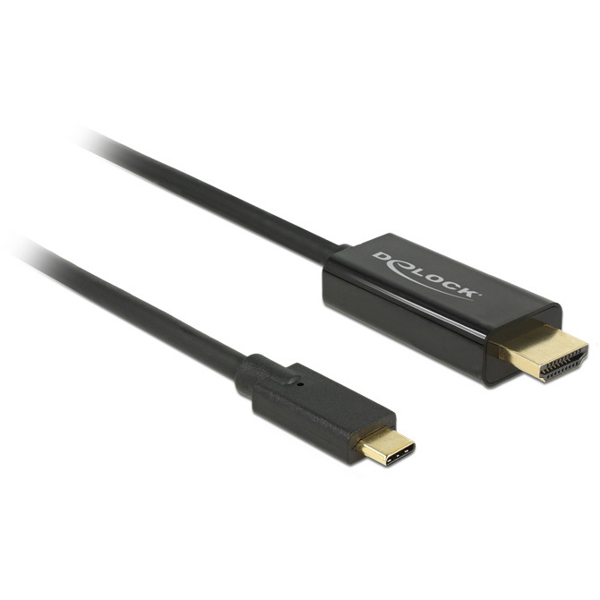 Câble Premium USB-C vers HDMI avec DP Alt Mode (4K 30 Hz) / noir - 2 ...