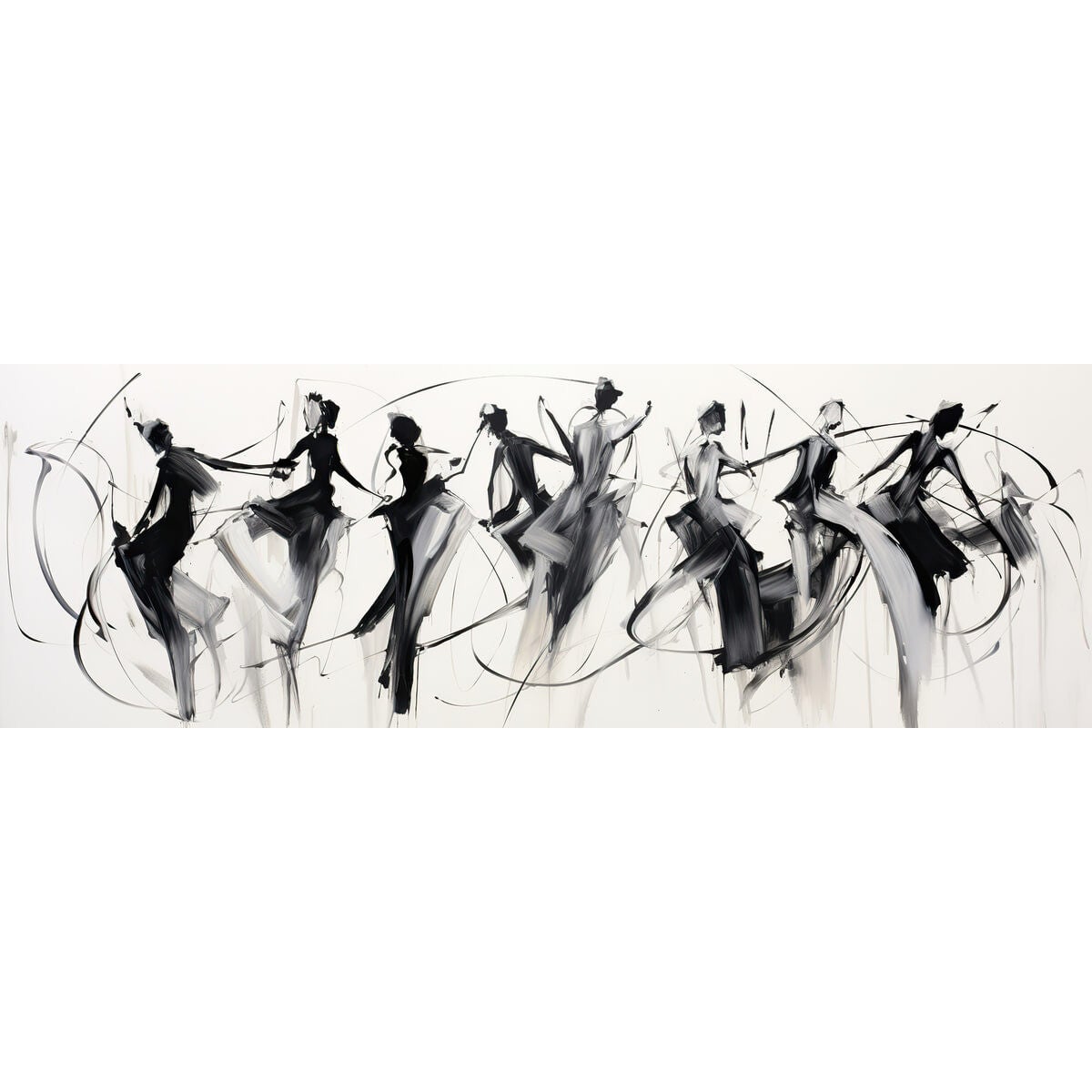 Tableau sur toile ballet subtil 30x97 cm | Leroy Merlin