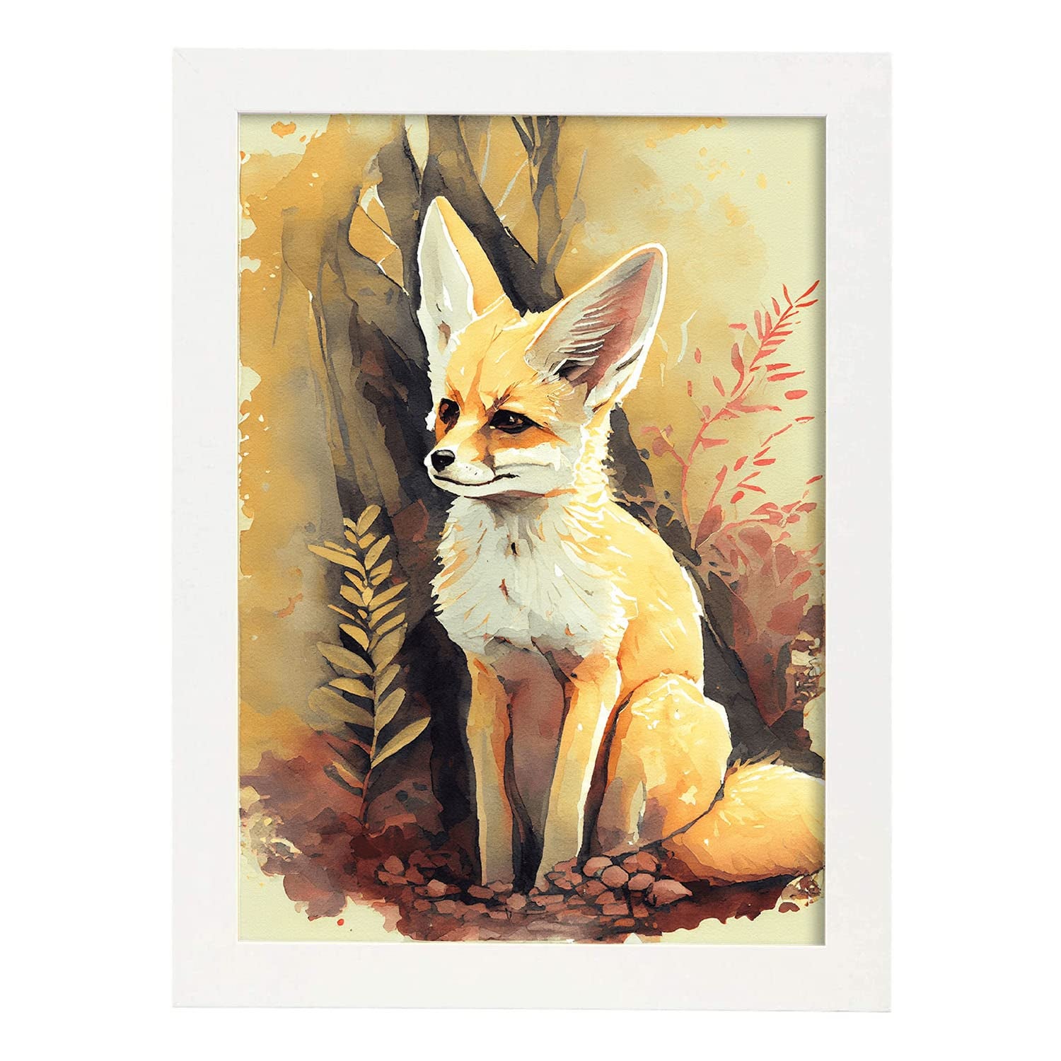 Poster De Arpa. Láminas Musicales Con Definiciones Para Marco Blanco ...