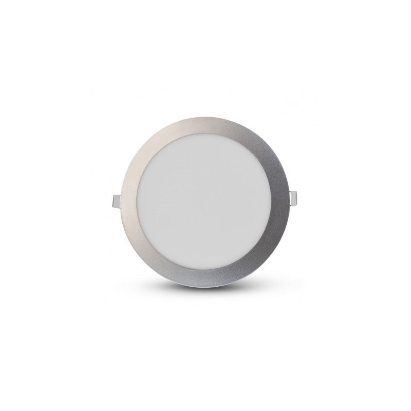 LED PLAFOND DIAM 225 18 W 3000K ALU GRIS | Leroy Merlin