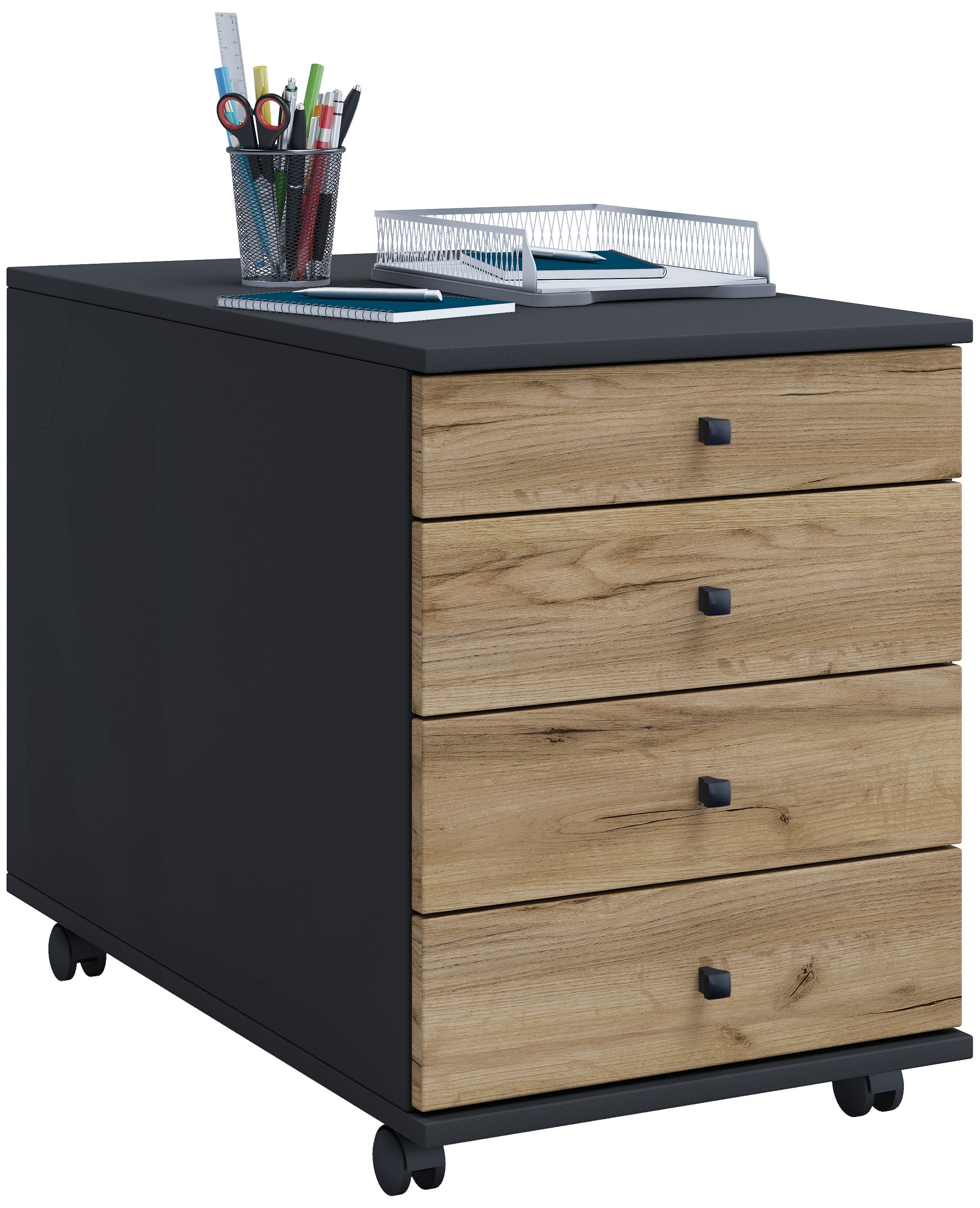 Caisson à roulettes en bois tiroir Lona | Leroy Merlin