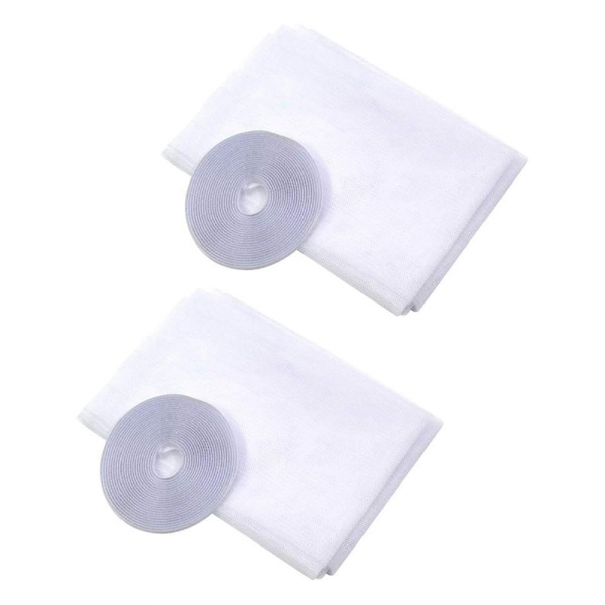 Moustiquaire pour fenêtre, lot de 2, 150 cm x 150 cm, kit moustiquaire ...