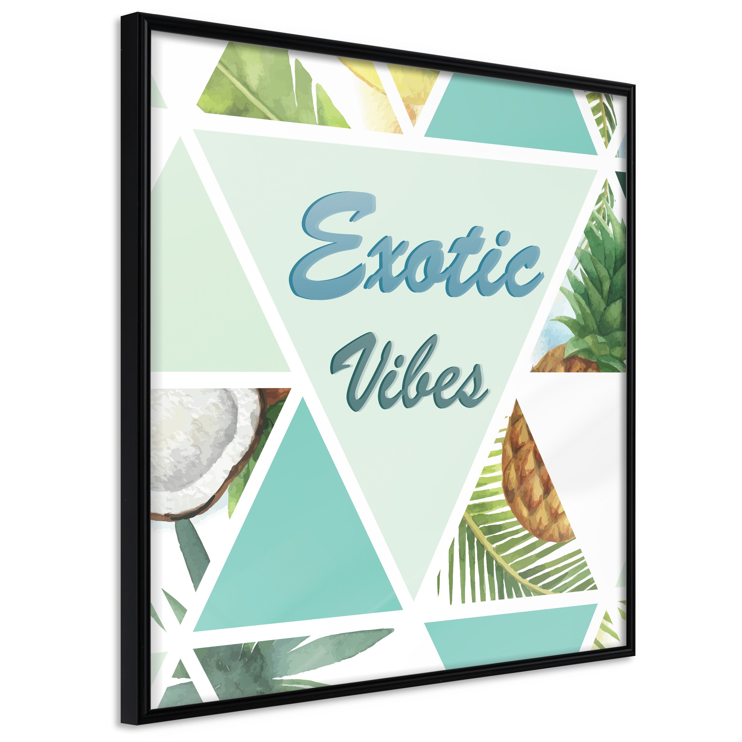 Poster et affiche - Tropical Mosaic (Square) - 50x50 | Leroy Merlin