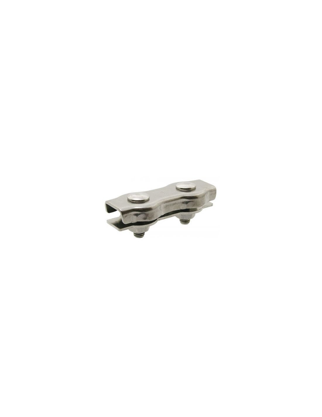 Sujetacable plano doble Inoxidable A4 diámetro 10 | Leroy Merlin