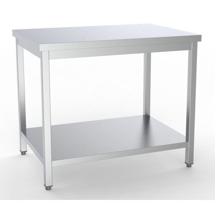 Table Inox de Travail Etagère Démontable - Gamme 600 mm - Combisteel ...