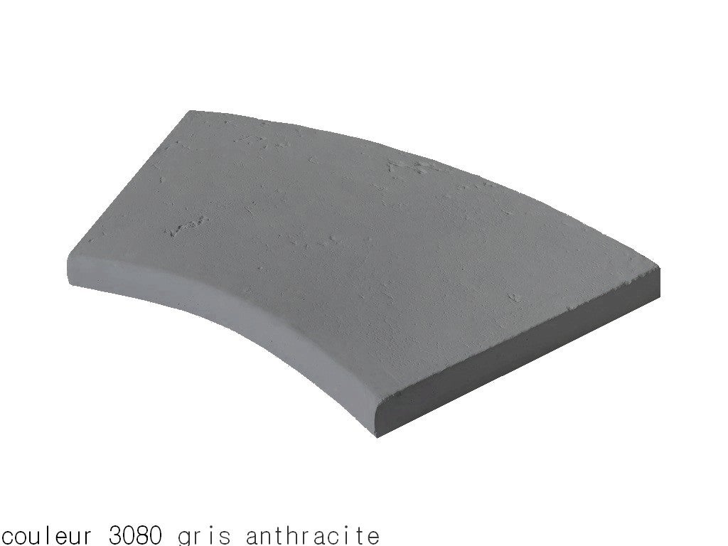 Margelle coube bain romain RIVA Rayon 1,30m bord 1/2 rond Pierre ...
