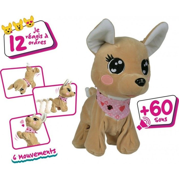 Simba - Peluche interactive - Chi Chi Love Baby Boo - 30 cm - Jouet ...