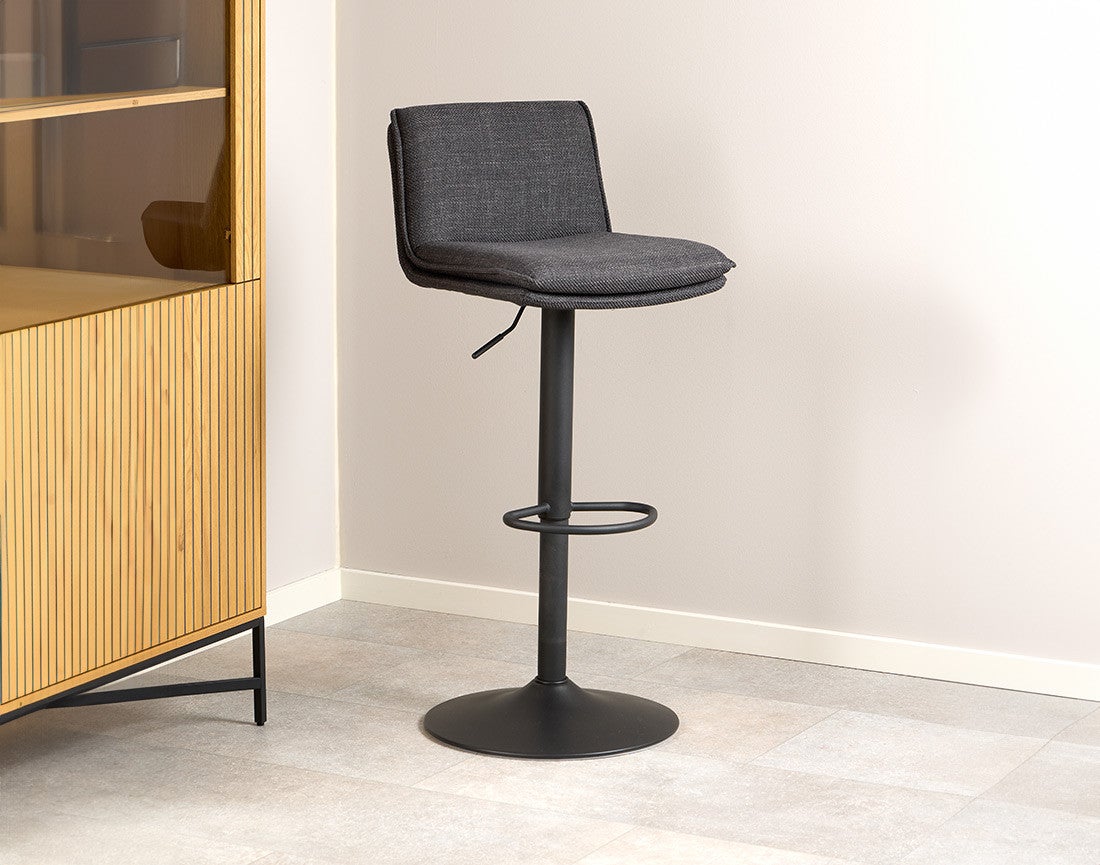 Lot de 2 tabourets - ajustables et pivotants - en tissu | Leroy Merlin