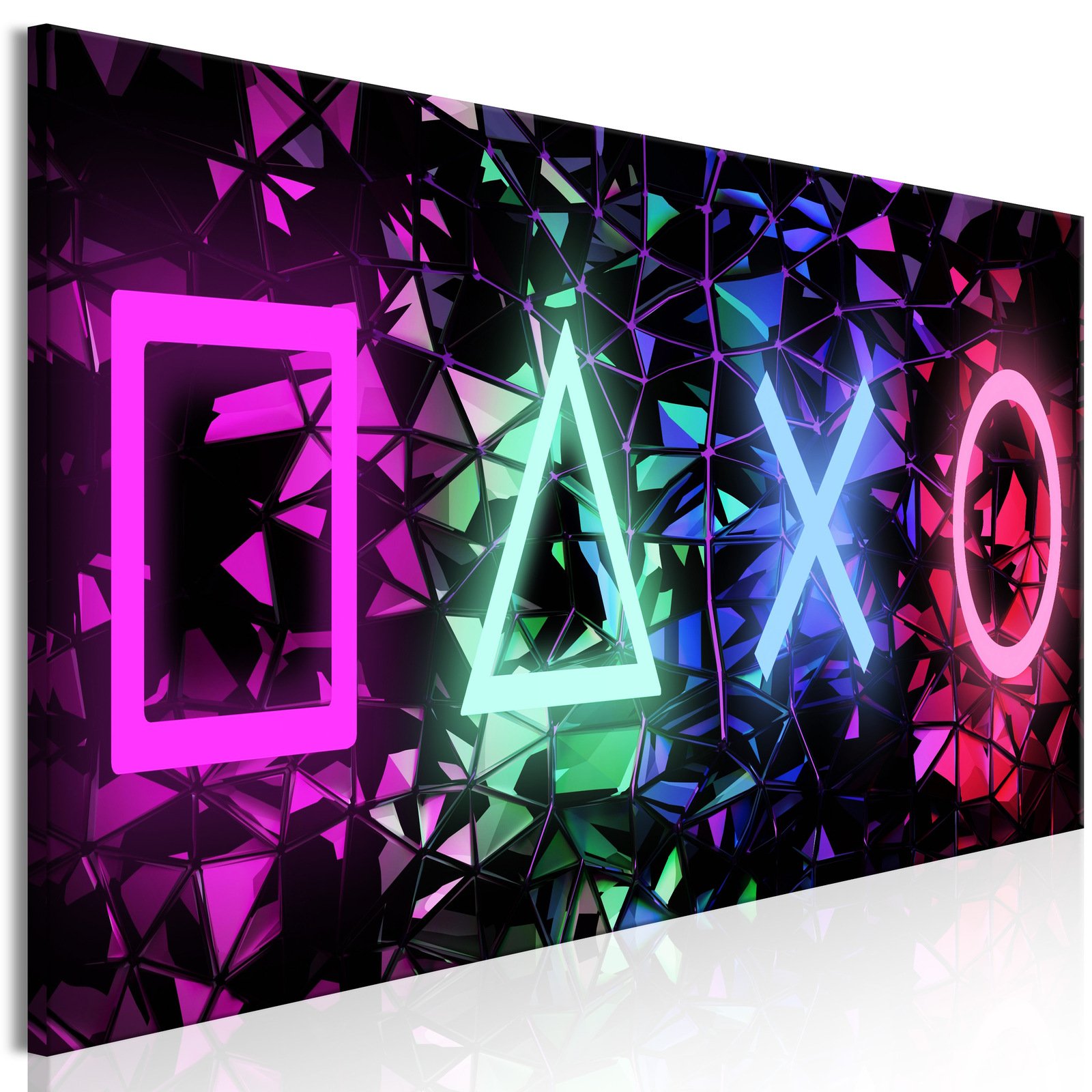 Tableau Fun Symbols (1 Part) Narrow - 90 x 30 cm | Leroy Merlin