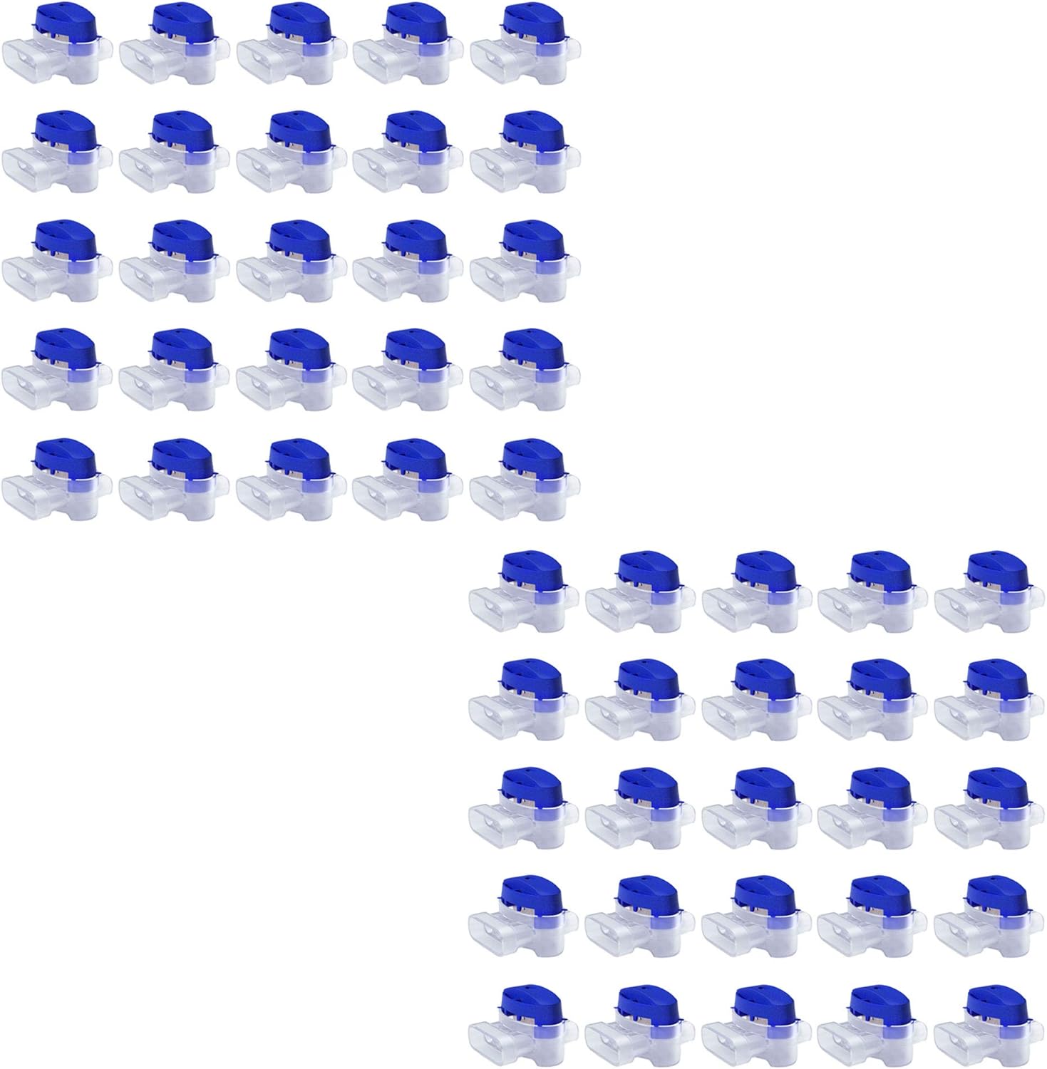 50 connecteurs remplis de gel pour rallonger ou réparer les tondeuses à ...